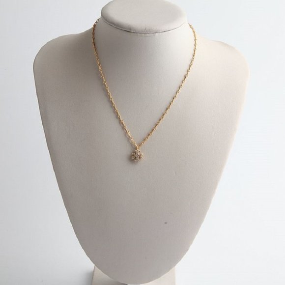 Tory Burch | Jewelry | Tory Burch Roxanne Crystal Pendant Necklace ...